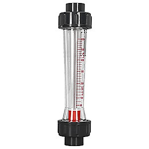Tube Flowmeter, Clear Scoring Line Acid Resistant Stable Performance Pipe Flowmeter for Light Industry for Chemical