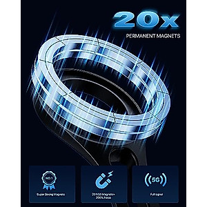 LOTUNY Fits MagSafe Car Mount, [2023 Upgraded Strongest Magnet] Magnetic Phone Holder for Car,Air Vent Hands Free Magnetic Phone Mount for Car Fit for iPhone15 14 13 12 Pro Max Plus Mini MagSafe Cases