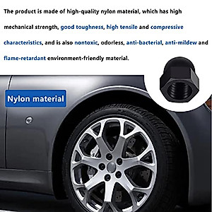 smseace 110pcs 7-Values Acorn Nuts Bolt Cap kit M3/ M4/ M5/M6/M8/M10/M12 Hex Acorn Cap Nuts Nylon Screw Covers Caps Acorn Cap Nuts Assortment Kit