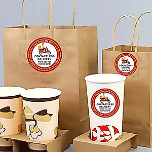 Food Delivery Tamper Evident Stickers 5 Star Review Delivery Labels for Food Seal 2 Inch Thank for Your Order Tamper Evident Sealed Freshness Labels 250 Pcs Take Out and Food Delivery Sticker