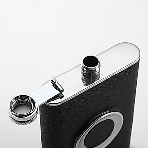 QLL Hip Flask with Useful Funnel