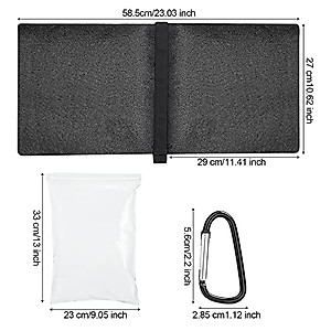 12 Packs Photography Weight Bags Photo Studio Filled Weight Bag Empty Heavy Sandbag Set for Photography Tripod Stand Light Stand Sports Outdoor Photo Video Studio Boom Brackets (Black)