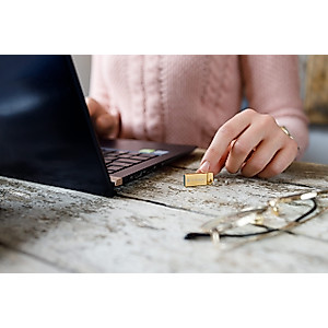 Verbatim 64GB Metal Executive USB 3.0 Flash Drive - Gold