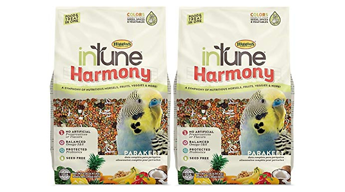 Higgins Intune Harmony Parakeet Food - 4 Pounds