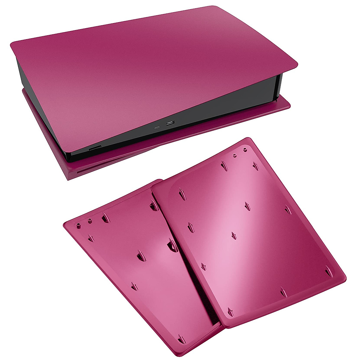 BSOON PS5 Accessories Faceplate, Hard Shockproof Playstation 5 Face Plate Shell Skin Case, ABS Anti-Scratch Dustproof PS5 Gaming Console Cover Replacement Accessories for PS5 Disc Edition