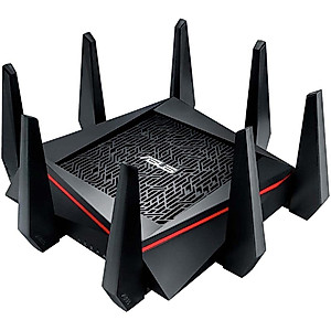ASUS WiFi Gaming Router (RT-AC5300) - Tri-Band Gigabit Wireless Internet Router, Gaming & Streaming, AiMesh Compatible, Included Lifetime Internet Security, Adaptive QoS, Parental Control, MU-MIMO