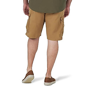 Lee mens Big & Tall Dungarees New Belted Wyoming Cargo Shorts, Bourbon, 44 US
