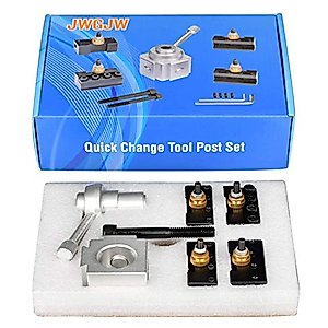 JWGJW 120034 Tooling Package Mini Lathe Quick Change Tool Post & Holders Multifid Tool Holder