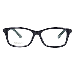 Gucci GG0720OA 006 Eyeglasses Women's Black/Green/Red Optical Frame 54mm