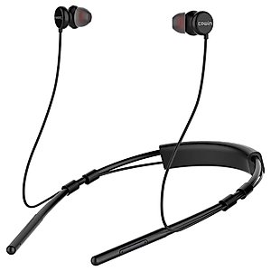 Meidong Bluetooth Headphones 10H Playtime V5.0 Wireless Neckband Earbuds with Magnetic Earbuds CVC6.0 Noise Cancelling Micphones (Gray)