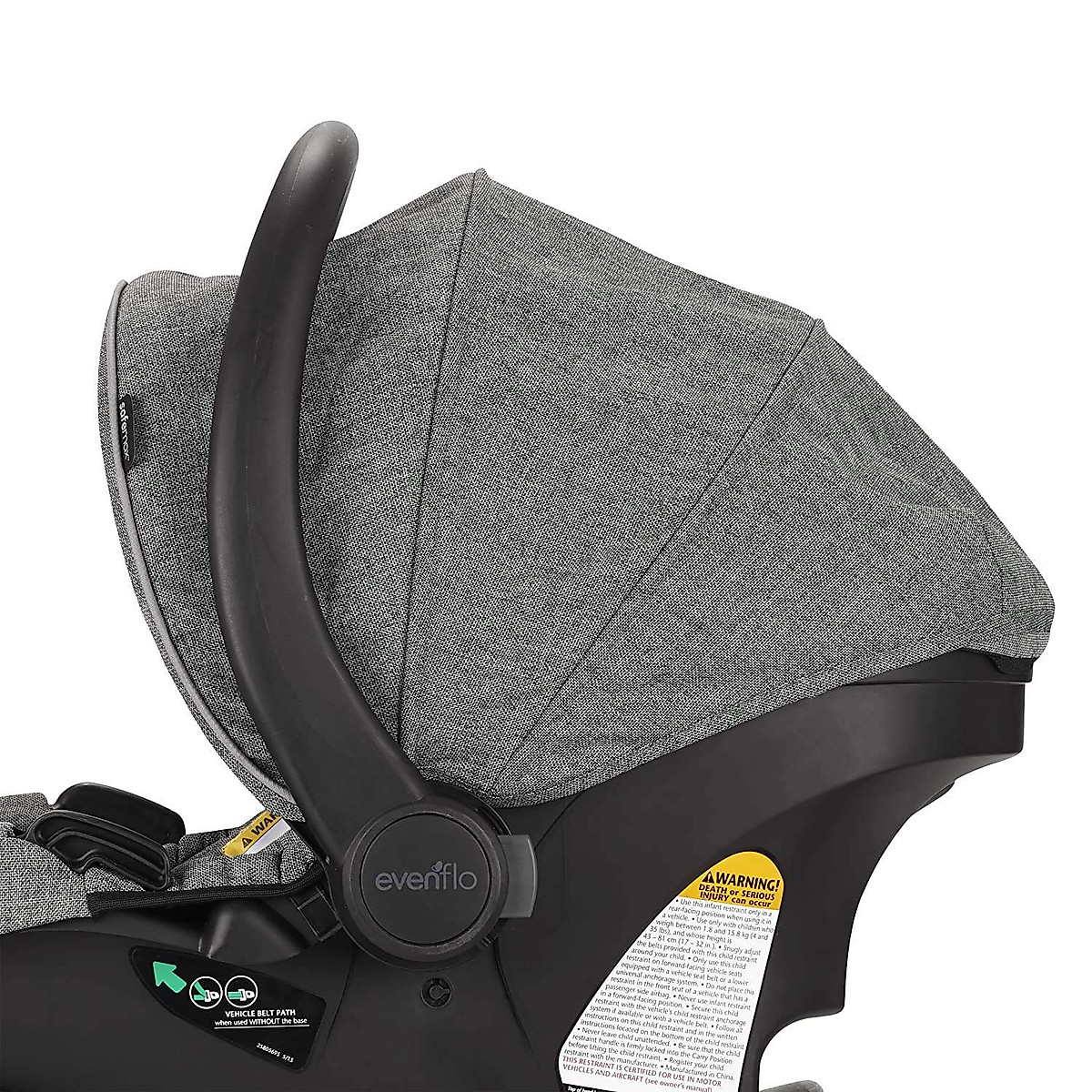 Evenflo Pivot Xpand Modular Travel System with SafeMax Infant Car Seat