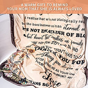 Soft Throw Blanket （50"x60"） Mothers Day Birthday Gifts for Mom from Daughter Blanket for Mom Best Mom Ever Gifts Mom Blanket I Love You Blanket Fluffy Blankets Gifts for Moms Who Have Everything