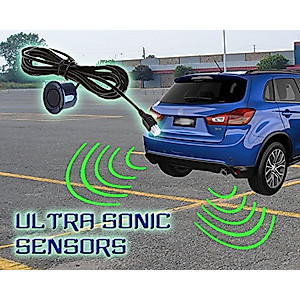 New 4 Parking Sensors LED Display Car Reverse Backup Radar System