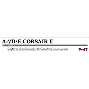 Hasegawa A7-D/E Corsair II USAF/Navy Attacker Aircraft 1/48