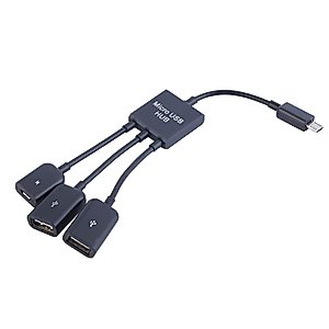 3 in 1 USB OTG Cable Adapter Micro USB Hub USB OTG Adapter for Smartphone PC Laptop Computer HUB Adapter