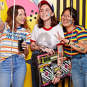 Princess Birthday Party Supplies, 32Pcs Temporary Tattoos Party Favors, Removable Skin Safe, Fake Tattoo Stickers for Goody Bag Treat Bag Stuff for Princess Girls Birthday Party Gifts