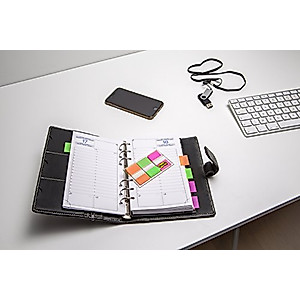 Post-it Flags, 60/On-the-Go Dispenser, 1 Dispenser/Pack, 1 in Wide, Orange, Lime, Pink (680-OLP)