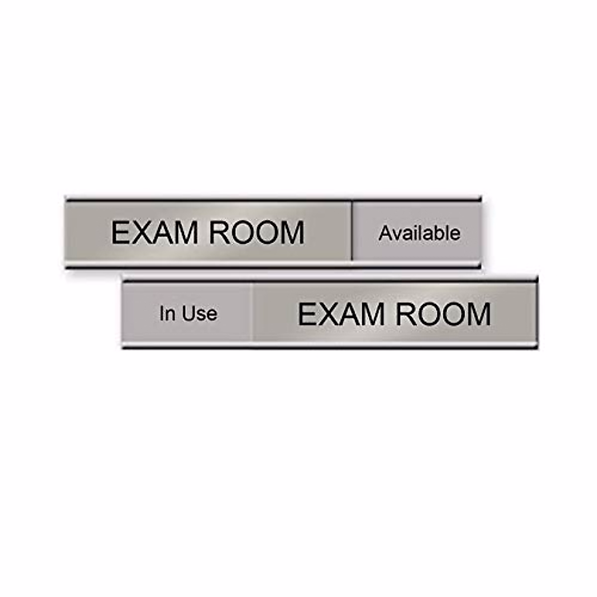 Exam Room Slider Sign, 6" x 1" "Available/In Use" - Made in the USA!