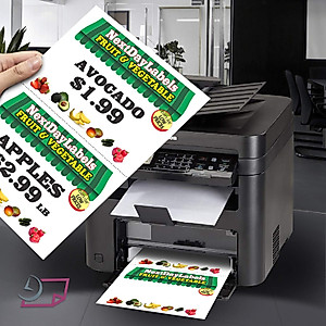 NextDayLabels - Letter Size White Perforated Blank Post Card Cardstock, 75lb Cover (203 gsm) 2 per Page, Cards Measure 8.5" X 5.5", Inkjet/Laser Compatible - 50 Sheets / 100 Cards