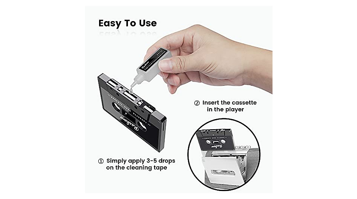 Reshow Cassette Head Cleaner Kit for Clear Vintage Sound