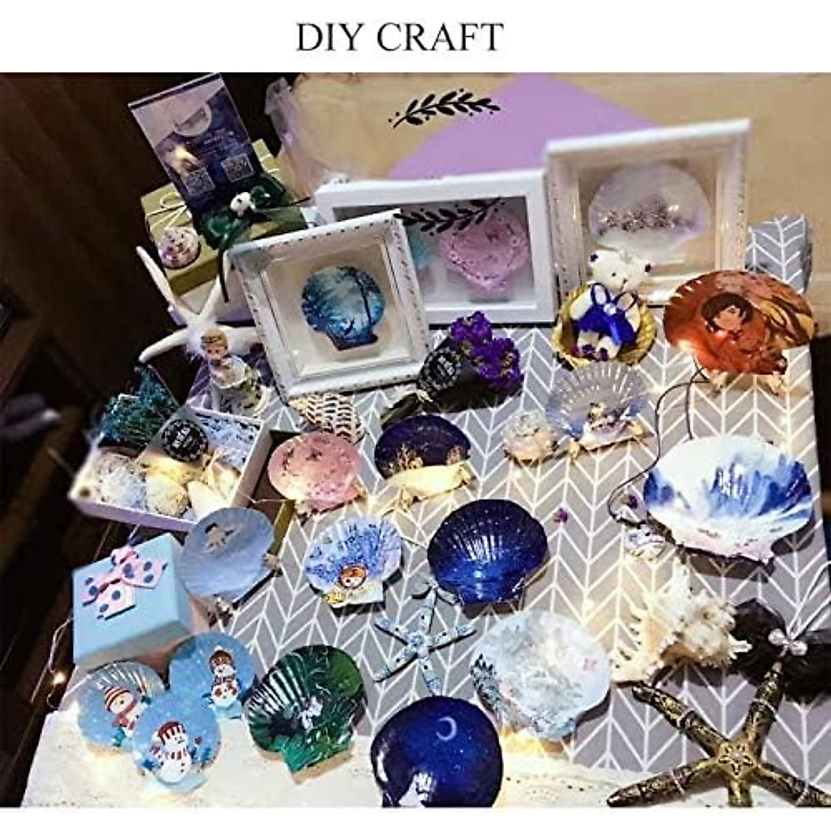 10 PCS 4-5 inch Large Scallop Shells Baking Sea Shells Large Natural White Scallop Shell From Sea Beach For DIY Craft Decor