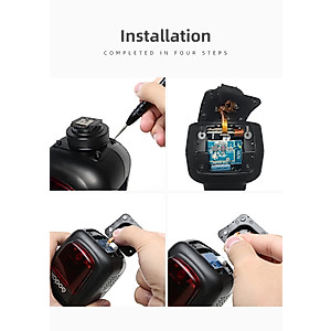 Godox V1S V860III-S Hot Shoe Replacement Mount Foot, Speedlite Flash Repair Parts for V1 & V860III Sony Flash Hot Shoe Replacement (Upgrade Metal Version)