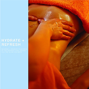 Multi-Use Oil for Face, Body and Hair - Forget Me Not - Organic Blend of Apricot, Vitamin E and Sweet Almond Oil Moisturizer for Dry Skin, Scalp and Nails - Peach, Mandarin and Green Tea - 4 Fl Oz