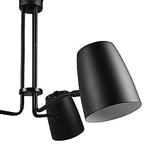 Novogratz x Globe Logan 3-Light Chandelier, Matte Black