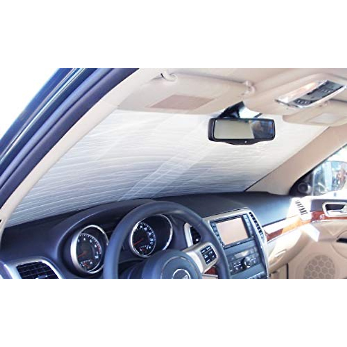 Custom Windshield Sunshade for Ford Econoline E-Series Van & Motorhome - E-150 E-250 E-350 E-450-1992-2024