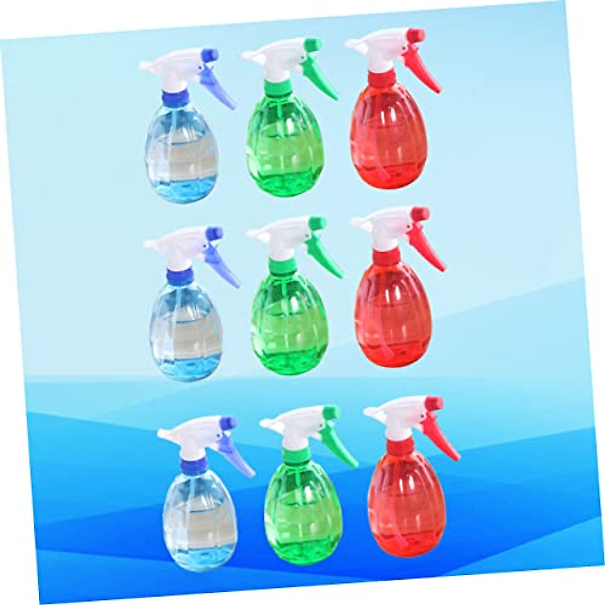 Yardwe 9Pcs Watering Can Watering Tool Hand Pressure Sprayer Refillable Sprayer Hair Spray Bottle Empty Mist Spray Bottle plastic spray bottles clear plastic containers small containers