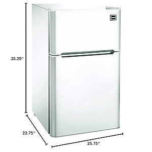 RCA RFR832WHITE RFR832 Refrigerator/Freezer, White, 3.2 cubic feet