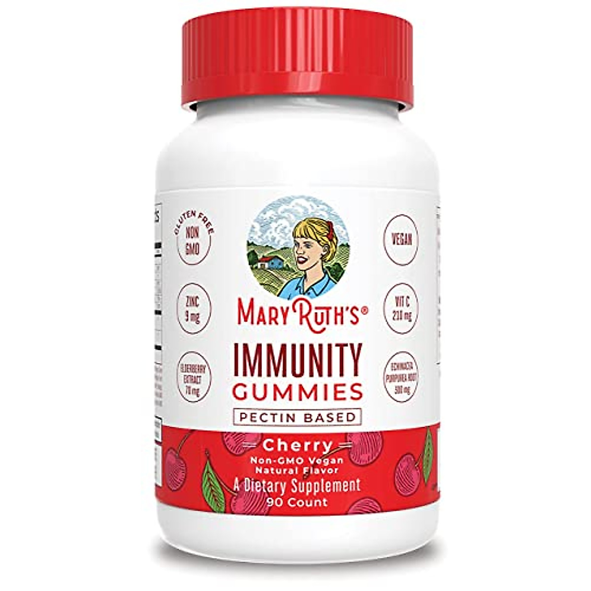 Kids Multivitamin + Immunity Gummies Bundle by MaryRuth's | Kids Sugar Free Multivitamin Gummies, 60ct | Immunity 5-in-1 Gummies for Kids & Adults, 90ct | Vegan, Non-GMO, Gluten Free