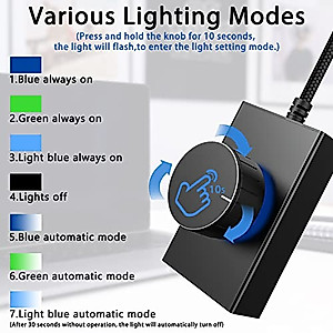 Geekria USB Volume Adjustment Knob with Rotate Volume Adjustment & One Key Mute Function, PC/Phone Audio Remote Volume Control Adapter Support Win 7, 8, 10, Vista, MAC, Android (5FT / 1.5m Cord)