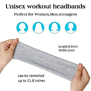 TERSE Hairband, Cloth Headbands for Women - Pink, Non Slip Soft Fabric Thin Head Band, Sweat Hairbands, Cute Hair Wrap for Girls, Fashion Hair Accessories for Women