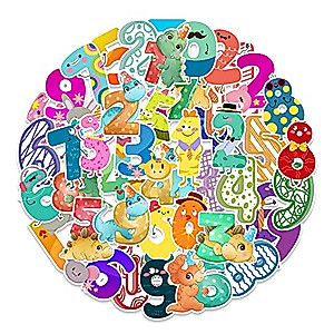 50 Pcs Digital Enlightenment Stickers Pack, Waterproof Vinyl Decals for Water Bottle, Laptop, Skateboard, Helmet, Car Decals, Perfect Gifts for Kids,Teens, Adults, Women, Men