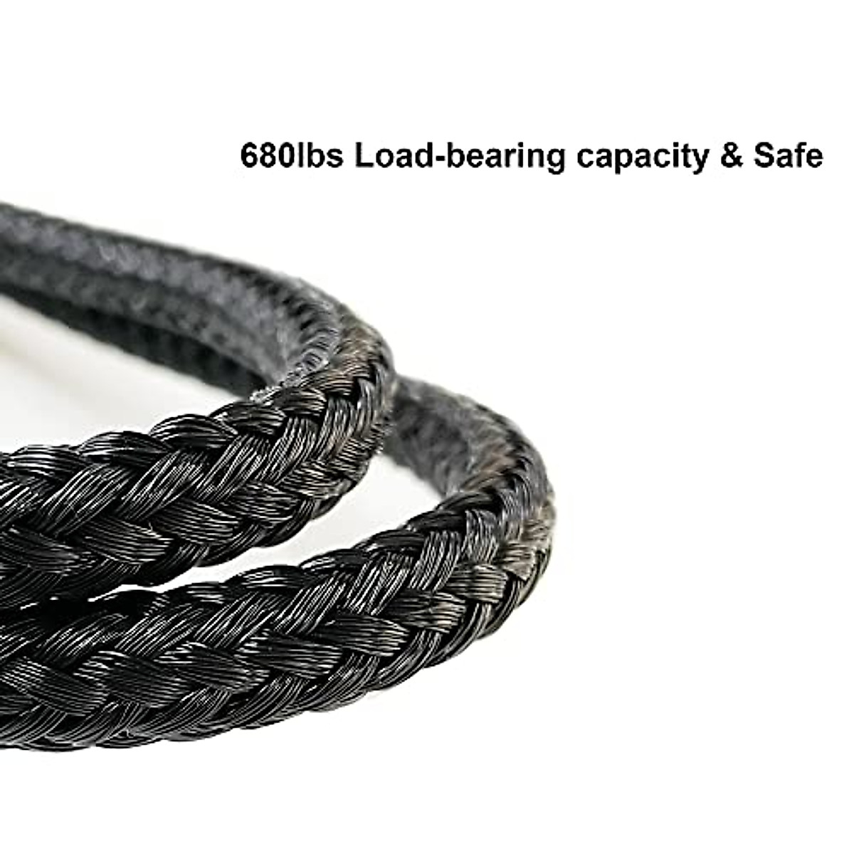 Multi-Strand Ropes for Replacement Pack of 2 Saucer Tree Swing Ropes Support 680lbs 71in Length Adjustable Hanging Ropes for Tree Round Swing