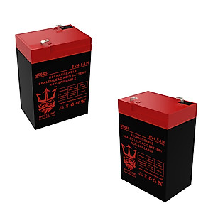 Exit Sign Battery 6V 4.5Ah Backup by Neptune - 2 Pack