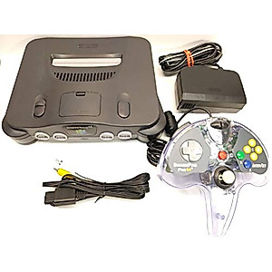 Nintendo N64 Console Bundle W/ One Controller (Renewed)