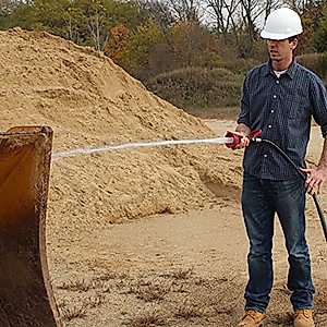 Gilmour 855032-1001 High-Pressure PRO Fireman's Spray Nozzle with Large, Red/Black