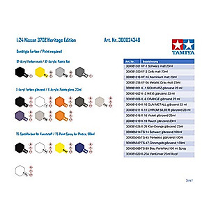 TAMIYA 24348 Nissan Fairlady Z Heritage Edition 1/24 Scale kit