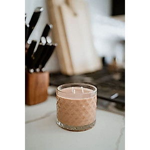 Gold Canyon™ - Gingerbread Cake Scented Candle, Three-Wick, Heritage Diamond-Cut Glass Jar, New & Improved Look 2022