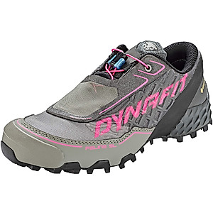 Dynafit Women's Feline SL GTX Trail Running Shoes Carbon/Flamingo 8