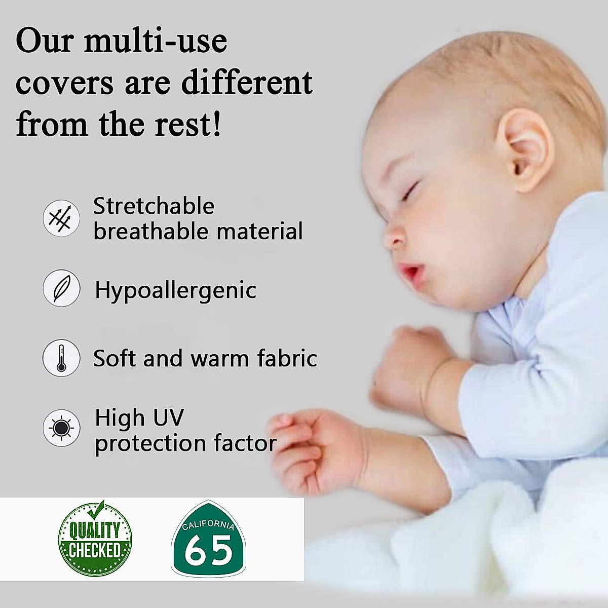 Nursing Cover for Baby Breastfeeding, Newborn Essentials Breathable Car Seat Covers up for Babies Boy Girl Infant Added Privacy for Carseat Canopy New Mom Must Haves Stuff Shower Gifts Registry Search