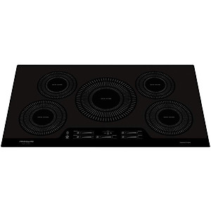 FRIGIDAIRE FGIC3666TB Gallery 36" Electric Induction Cooktop, Built-in 5-Burner, Vitroceramic Glass, Black