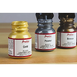 Angelus Leather Paint 4oz-Metallic Gold