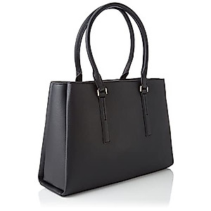 Calvin Klein Women's Ck Elevated Tote Lg, One Size, Ck Black, One Size