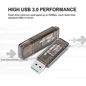 INLAND Micro Center SuperSpeed 5 Pack 32GB USB 3.0 Flash Drive Gum Size Memory Stick Thumb Drive Data Storage Jump Drive (32G 5-Pack)