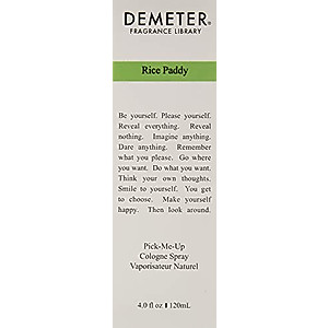 Demeter Rice Paddy Cologne Spray for Unisex, 4 Ounce