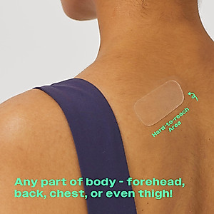 AVARELLE ZITOUT Large Hydrocolloid Pimple Strips (16 Patches) | Vegan Nose Patches for Pores Tea Tree | Chin Acne Patches for Face | Hydrocolloid Bandages for Acne | FSA & HSA Acne Treatment