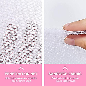 JMEXSUSS Premium Laundry Bag Mesh Wash Bags for Wash Bras Lingerie and Delicates with Premium Zipper (4 Set)